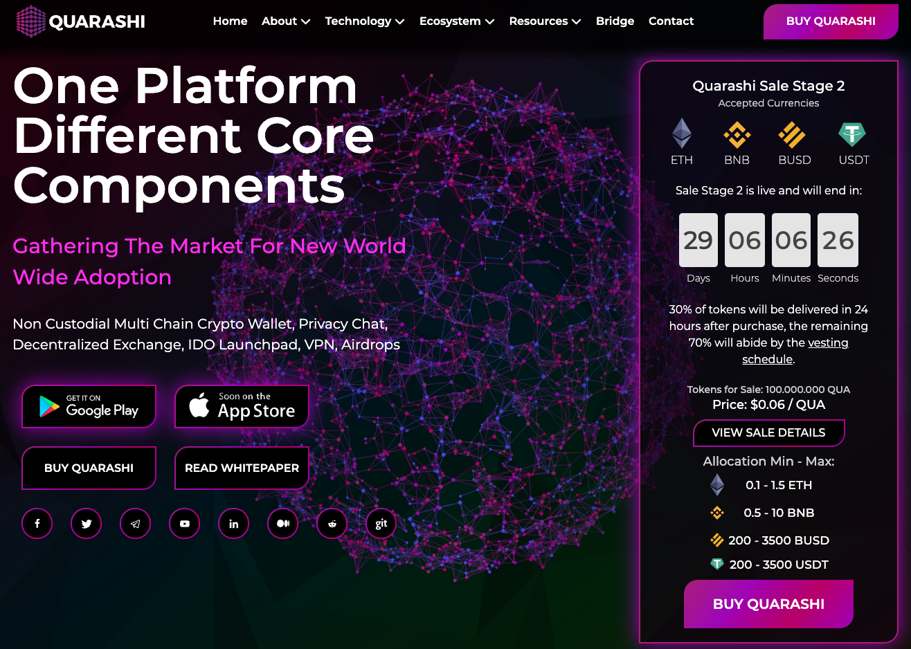 Quarashi: The Next Generation All-in-One Platform - Airdrop Alert