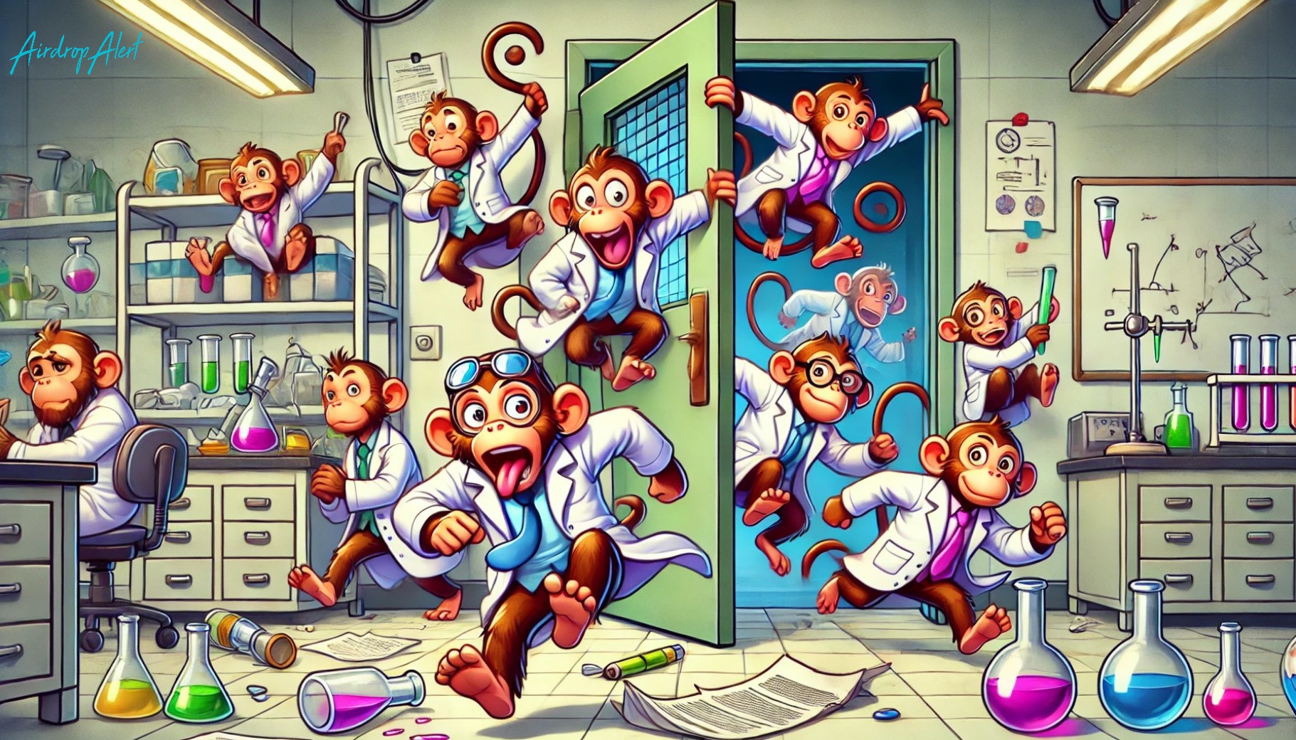 The Great Escaped Monkeys Meme Coin: A Crazy Story - Airdrop Alert