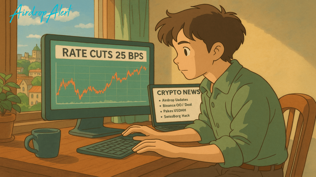 Rate Cuts 25 bps Spark a Bullish Crypto Mood & More News - Airdrop Alert