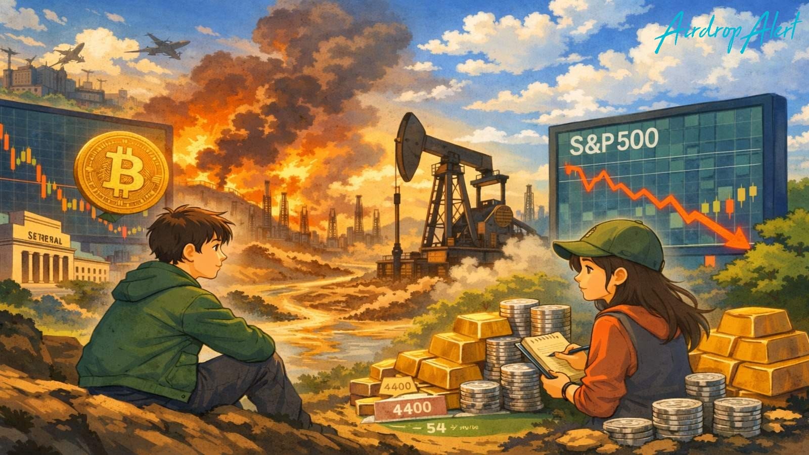 Gold Oil Shock: Implications for Bitcoin Traders - Airdrop Alert