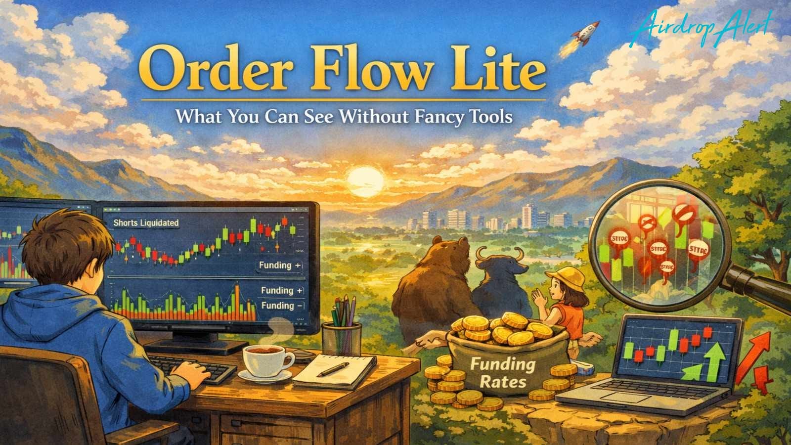 Trading Fundamentals Part 24: Order Flow Lite - Airdrop Alert Order ...