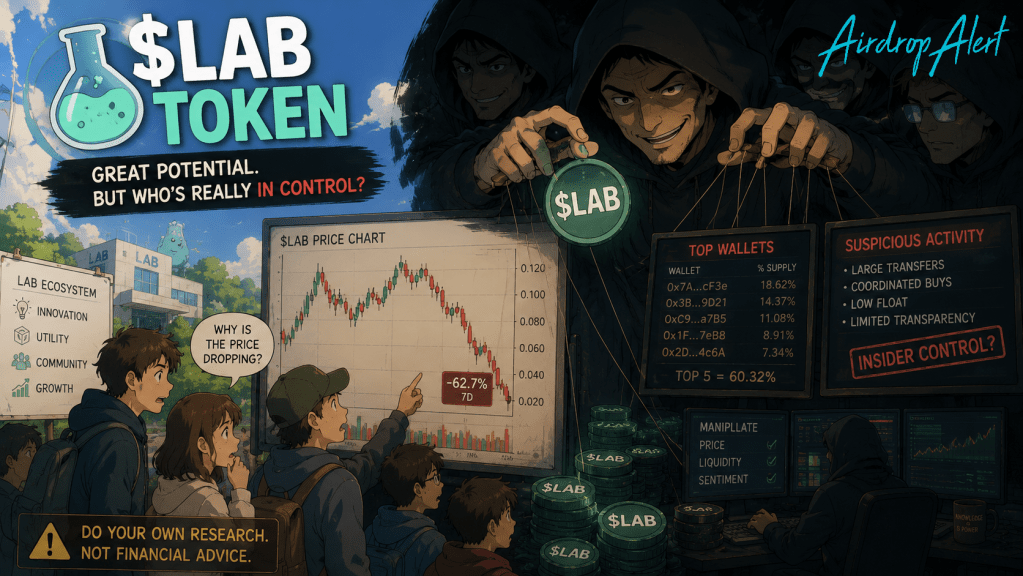 $LAB and the Truth Behind Crypto Manipulation - Airdrop Alert