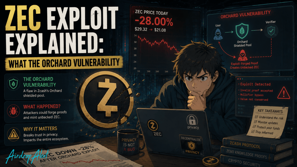 ZEC Exploit: What Happened During the Crash - Airdrop Alert